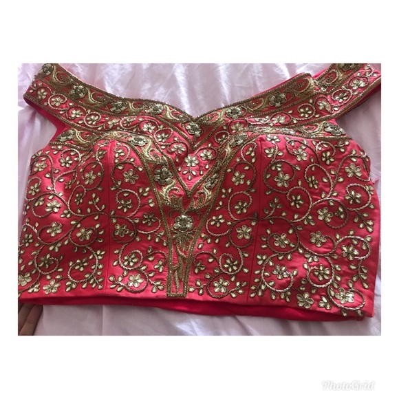 Dresses | Designer Bollywood Lehenga Choli Off Shoulder | Poshmark
